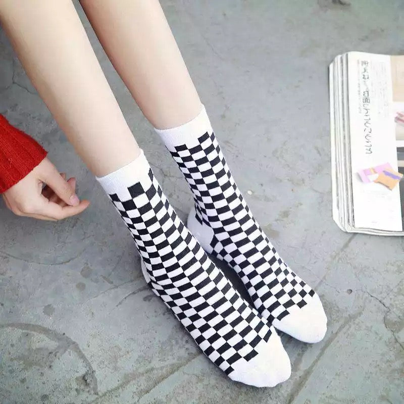 Checkered Socks – COLDLINE CLOTHING