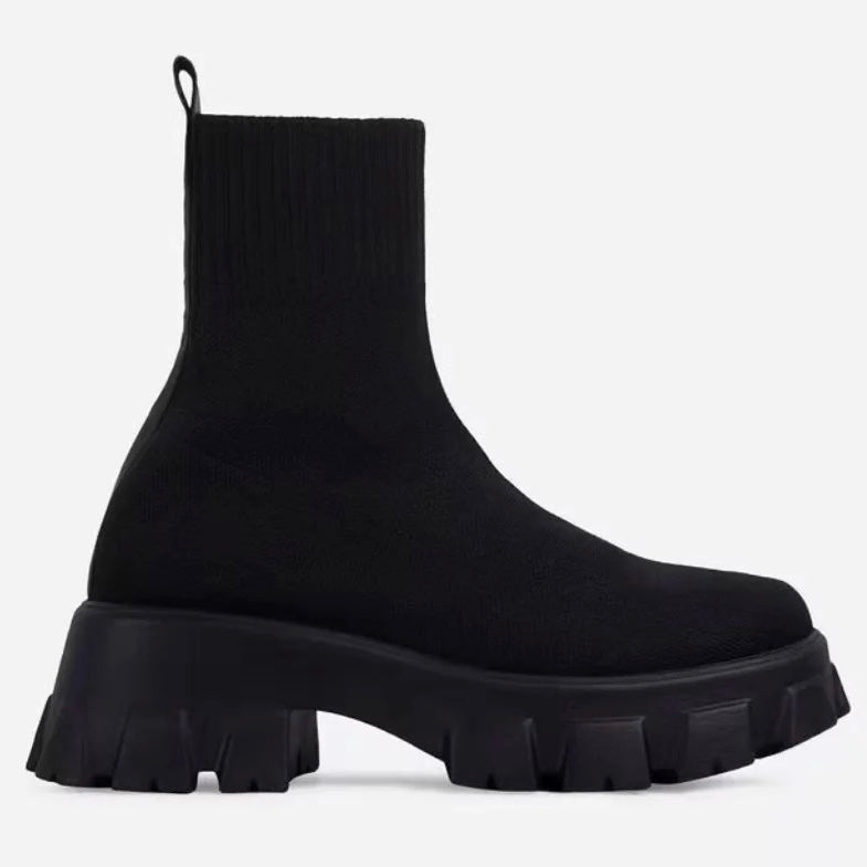 Platform Sock Boots – COLDLINE CLOTHING